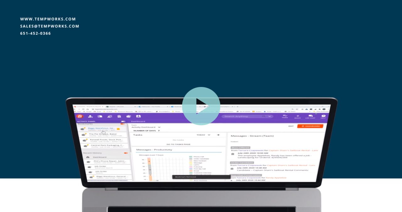 Employee Management Platform for Staffing Agencies - TempWorks